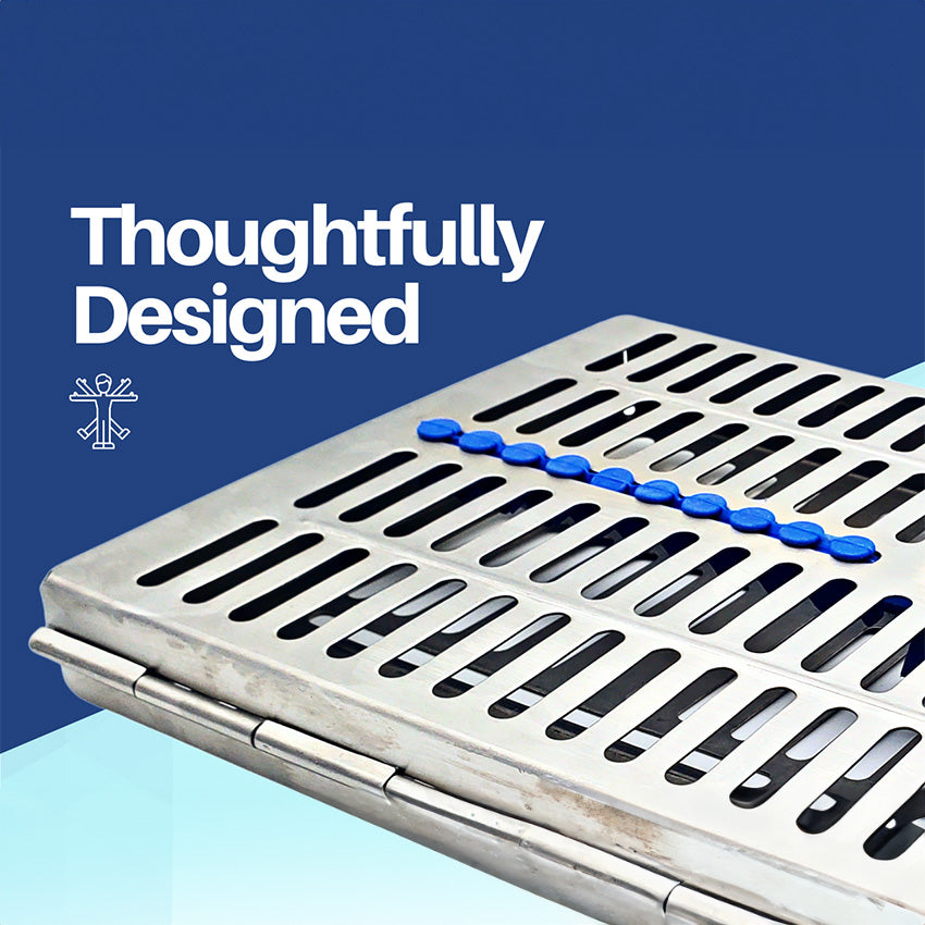 20 Instruments Cassette Rack for Autoclave | Sterilization Tray