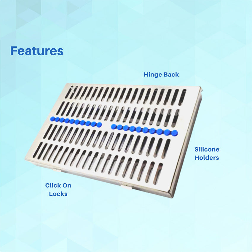 20 Instruments Cassette Rack for Autoclave | Sterilization Tray