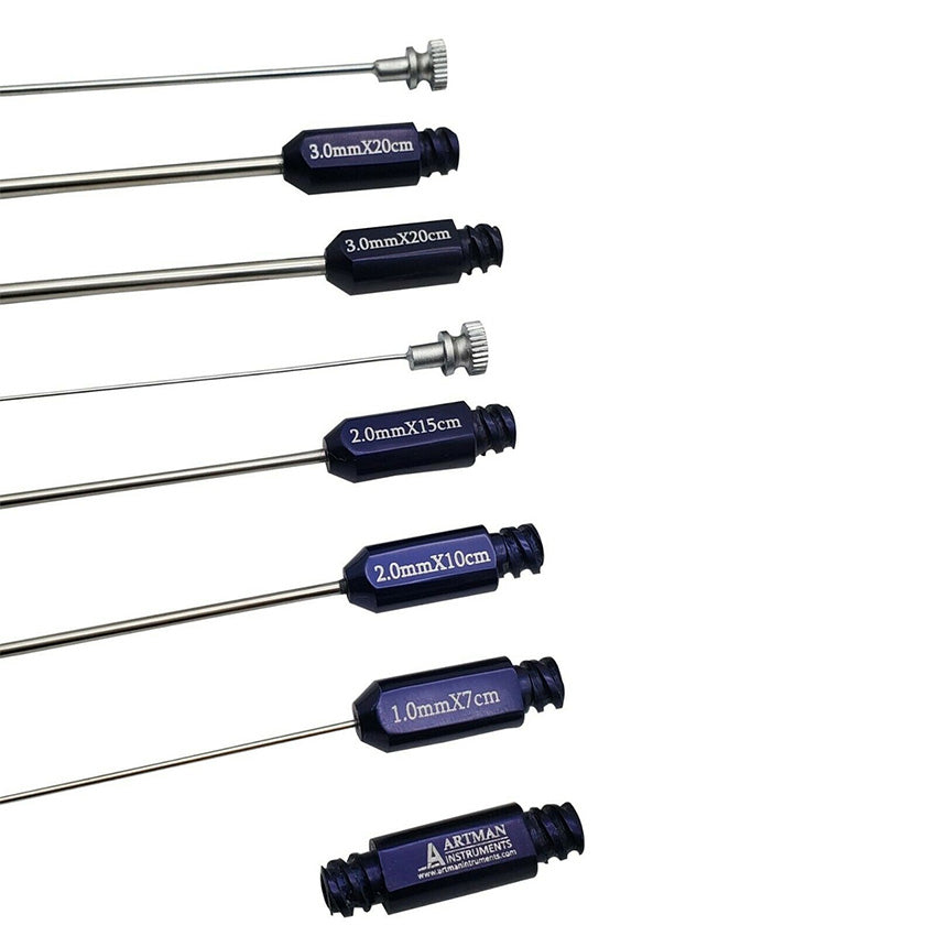 5-Pc Infiltration Cannula Set w/ Transfer Adapter | Artman