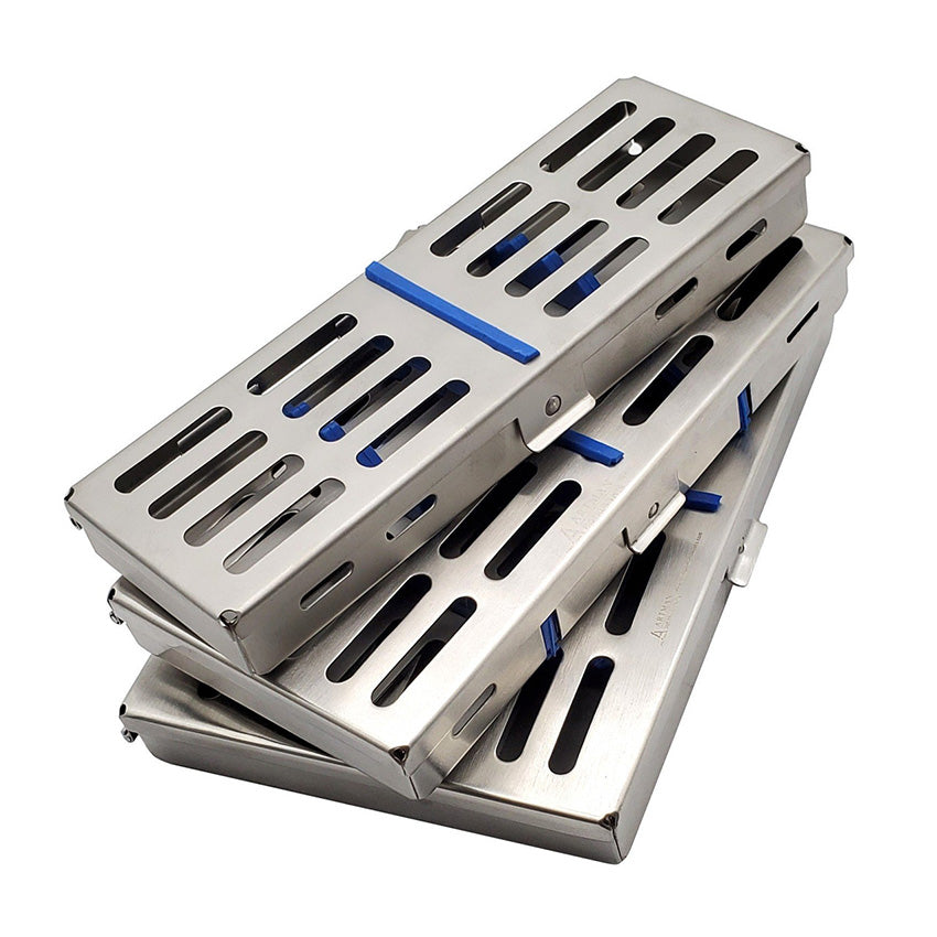 Dental Sterilization Cassette Tray Rack Set of 3 | Autoclavable Dental ...