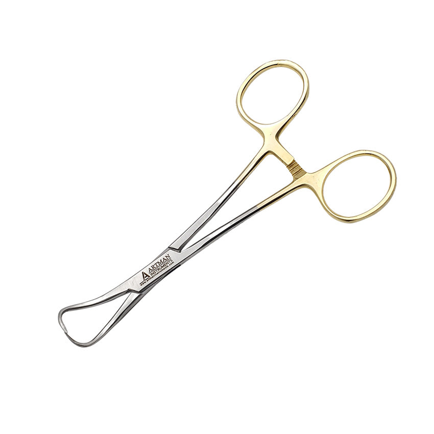 Towel Clamp Backhaus Forceps Gold Plated 5" Medical Surgical Instrumen