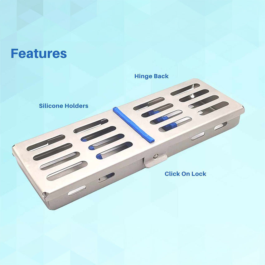 Dental Autoclave Cassette Rack – 5 Instrument Sterilization Tray ...