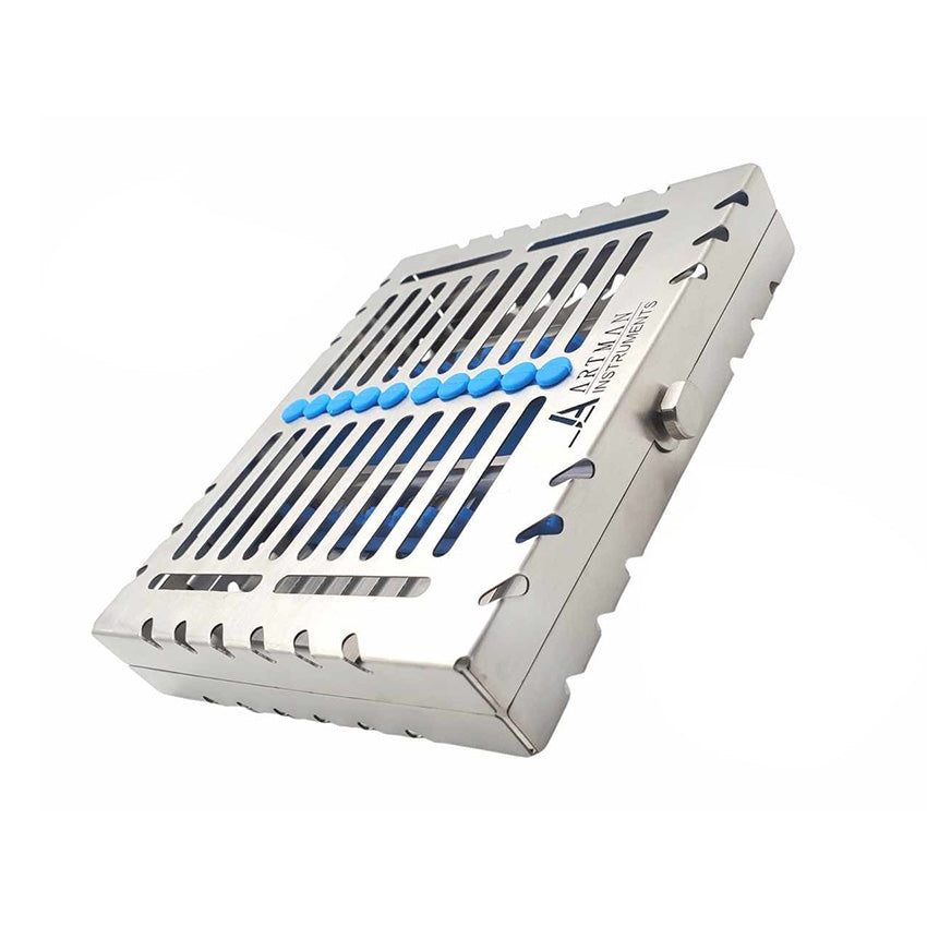 Heavy Duty Autoclave Cassette Tray | Sterilization Rack for 10 Instruments
