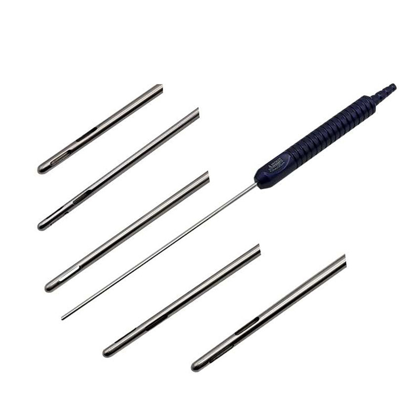 Triangle Tri-Port Liposuction Cannula with Handle | Artman