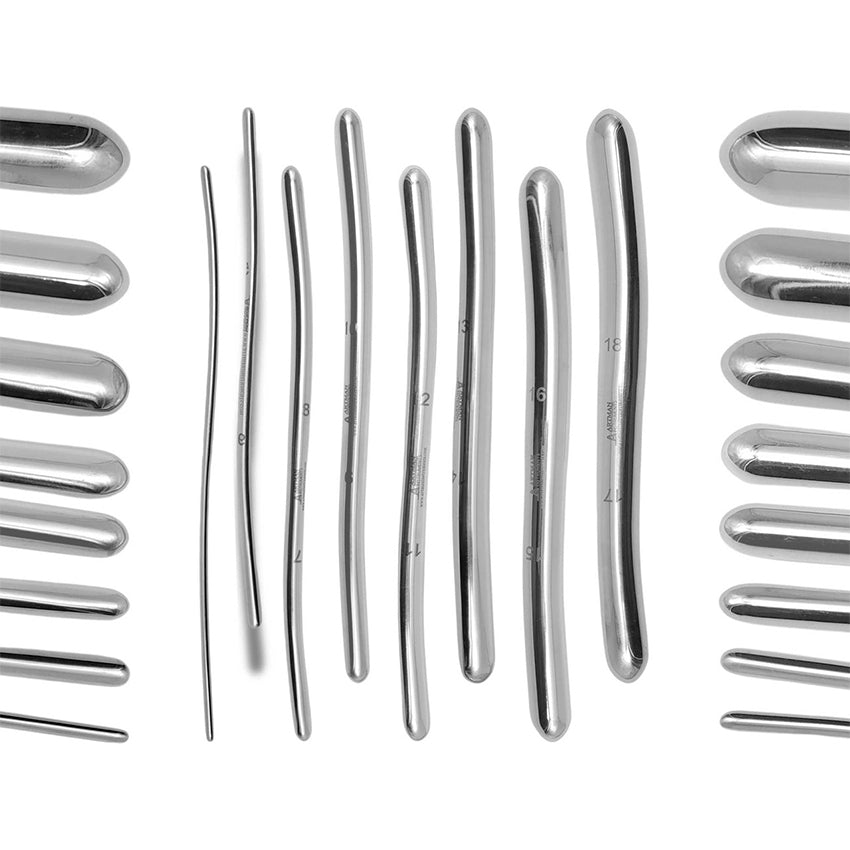 Set of 8 Hegar Medical Dilator Sounds Set 7.5inch Double Ended Instrum