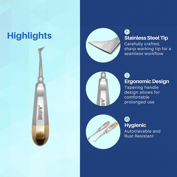 Cryer Molar Root Extraction Elevator | Dental Root Elevator – Artman ...