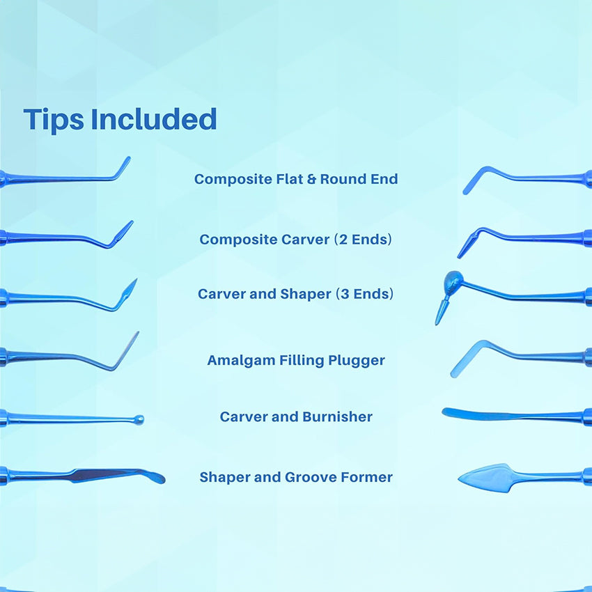 Dental Composite Filling Instruments kit premium Set of 6 Artman ...