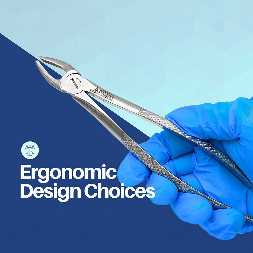 Dental Extraction Forceps #1 Upper Straight Wide Tip | Artman Instruments