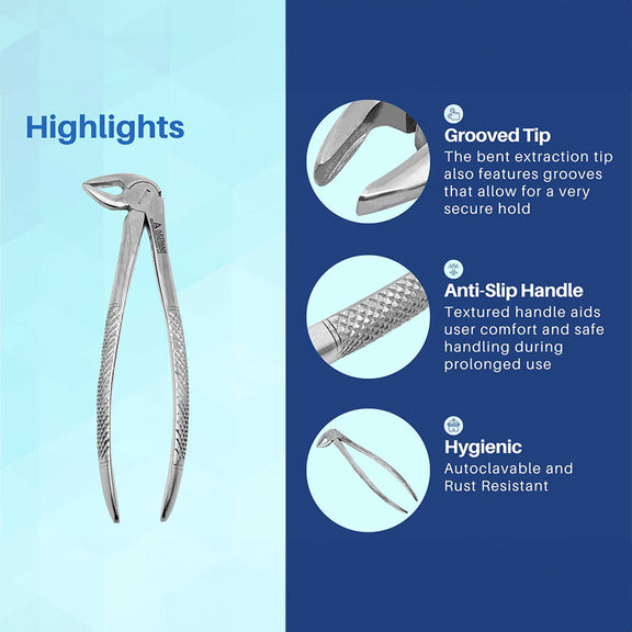 Dental Extraction Forceps (Lower Anterior for Roots) #33