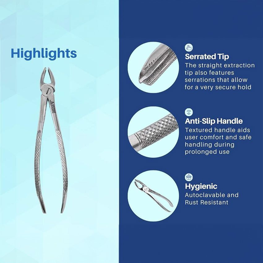 Dental Extraction Forceps #7 (Upper Premolar) | Artman Intruments ...