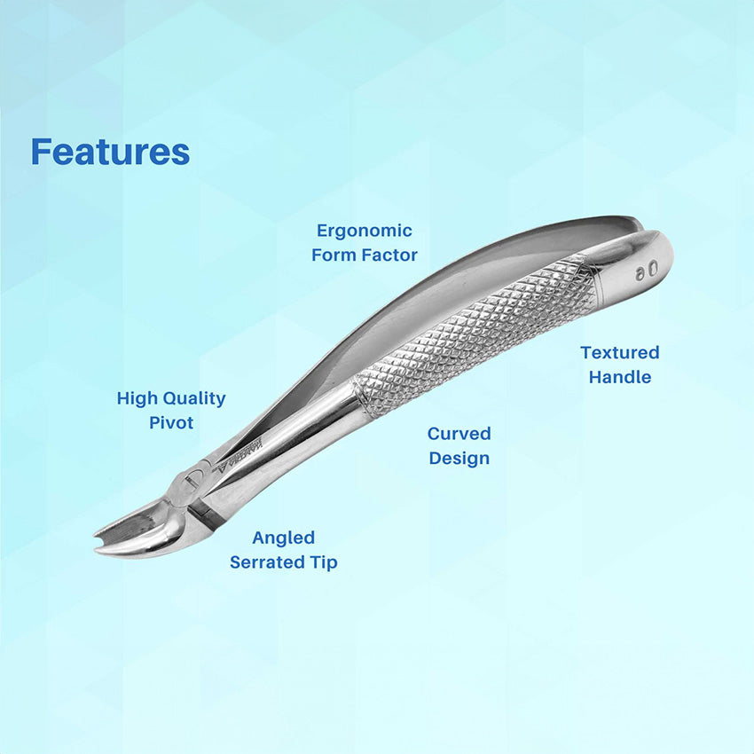 Dental Extraction Forceps #90 Upper Left Molar with Notch | Artman ...