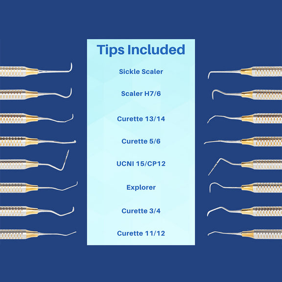 Dental Hygienist Instruments Tool Kit | Professional Cleaning Set | Artman