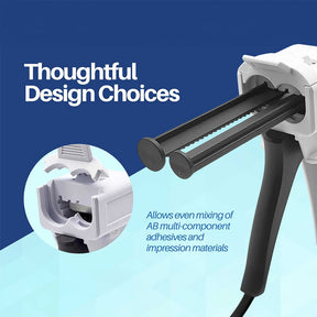 Dispenser Gun, 50ml Dispensing Gun Kit Impression Mixing Dispensing Di