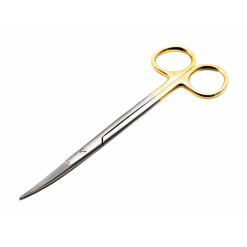 Scissors Surgical 5" Curved Gold Plated Handle Tungsten Carbide ARTMAN ...